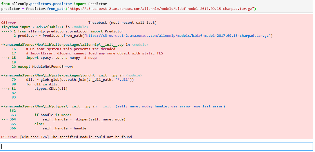 Allennlp Predictor code giving an error. · Issue #4408 · allenai ...