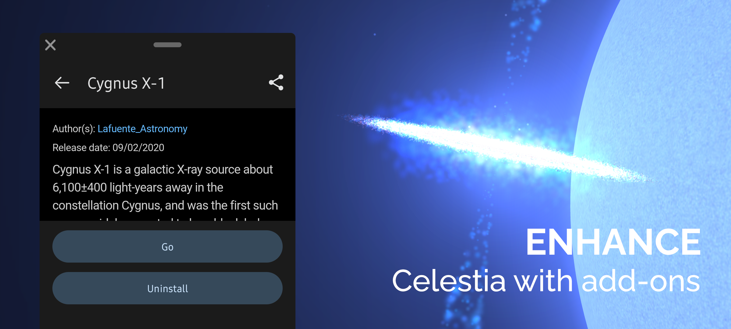 Obsolete screenshots of Celestia in app stores · Issue #45 · celestiamobile/celestia.mobi · GitHub