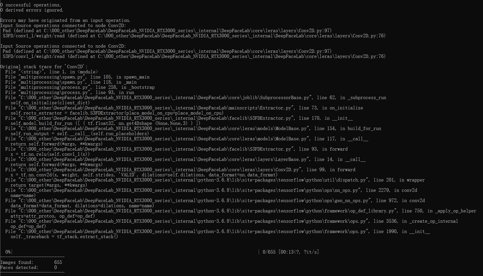 "data_src faceset extract" Failing · Issue #5351 · iperov/DeepFaceLab · GitHub