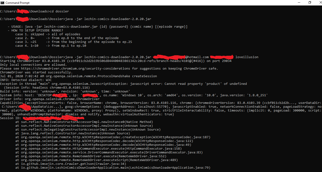 Login doesn't work · Issue #3 · ImSejin/lezhin-comics-downloader · GitHub