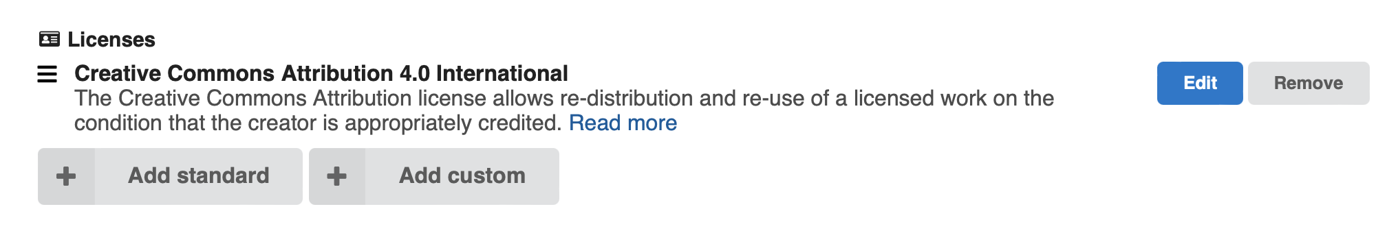 deposit: license field does not display default license · Issue #1924 · inveniosoftware/invenio ...