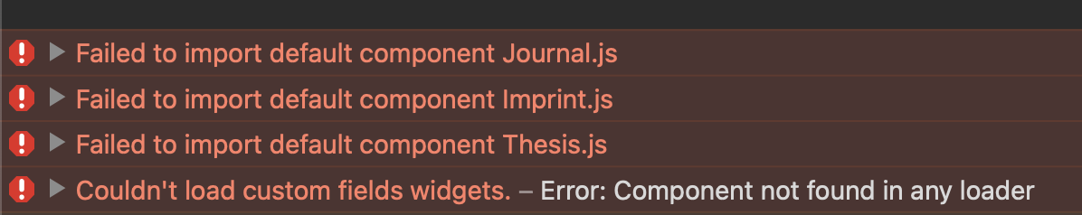 Deposit Form Does Not Load Custom Field Widgets · Issue 340 · Zenodozenodo Rdm · Github