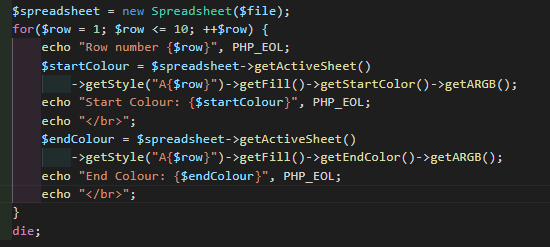 how to get color row when import excel · Issue #2670 · PHPOffice/PhpSpreadsheet · GitHub