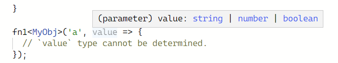 Variable Type Can Not Be Determined When I Set The Generics Type Of A Function · Issue 47648