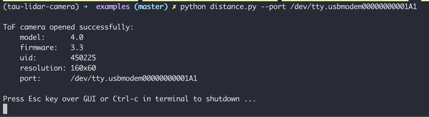Example programs hang looking for Tau Camera hardware when here is an additional, non-responsive ...