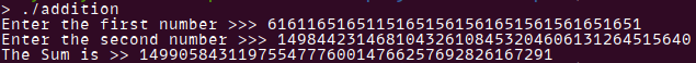 GitHub - yuvam2017/add-two-very-long-numbers