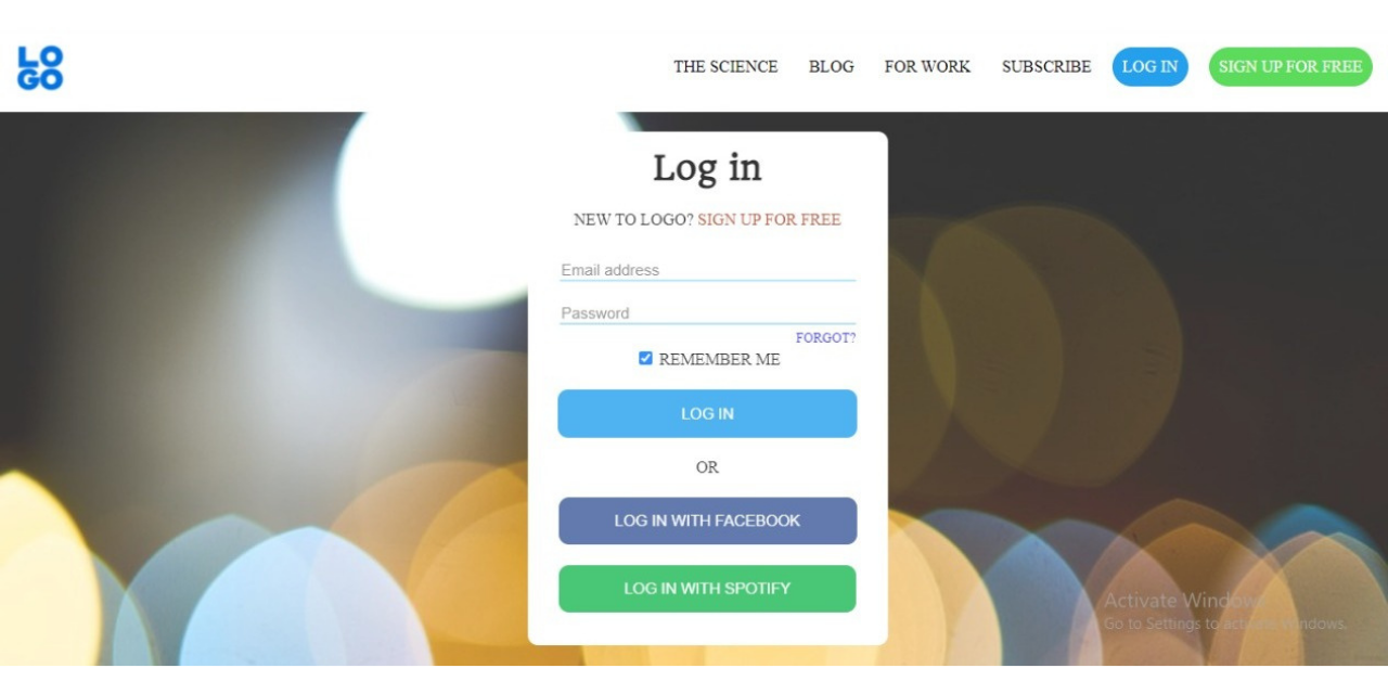 GitHub - shah-crypto/Login-Template: A static Login page built using ...