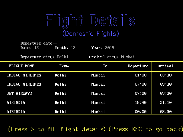 GitHub - NirmitKhurana10/Flight-Management-System: An airport requires ...