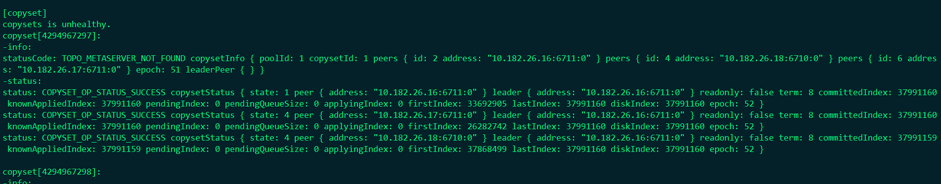 After restarting the metaserver, the copyset cannot find the leader · Issue #1249 · opencurve ...