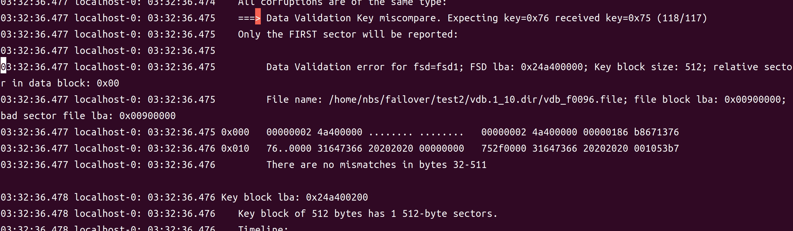 【ci Dailybuild】data Inconsistency Occurs When Using Vdbench Test · Issue 2293 · Opencurve Curve