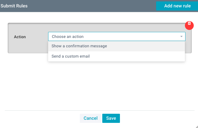 Interface: Submit Rule is missing options · Issue #100 · digi-serve/plugin_ABDesigner · GitHub