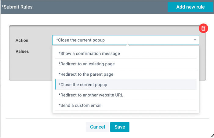 Interface: Submit Rule is missing options · Issue #100 · digi-serve/plugin_ABDesigner · GitHub