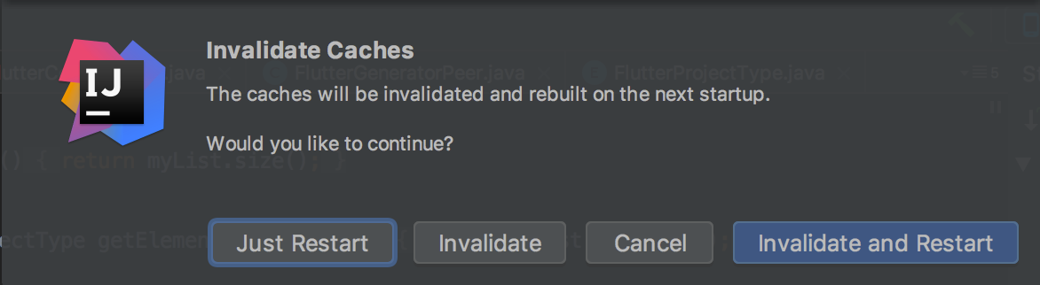 idea "updating indices" · Issue #2530 · flutter/flutter-intellij · GitHub
