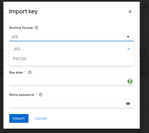 Admin Keycloak v.2 Missing import archive "certificate PEM" for SAML clients · Issue #17982 ...