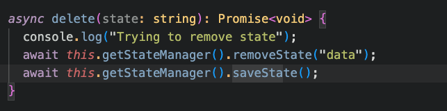 [potential Bug] Dapr Actor Delete State Operation Type Remove Not Supported · Issue 6292