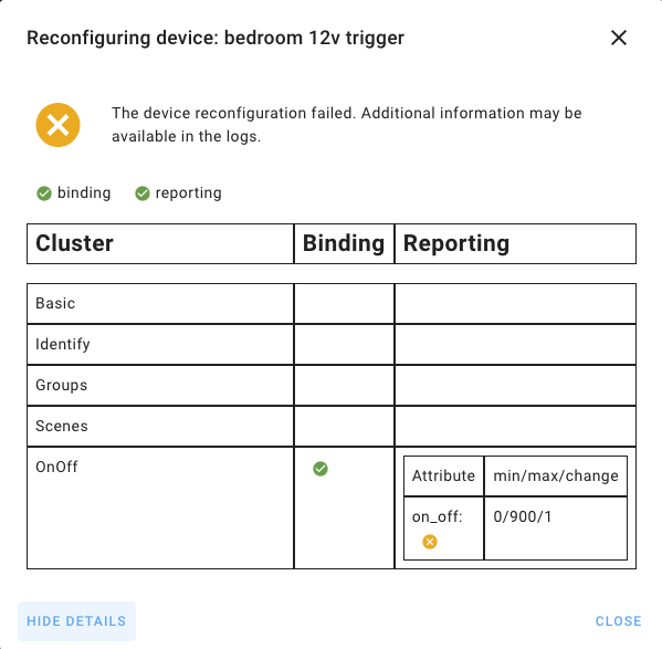 MHCOZY 1 & 2 channel Zigbee relay fails reconfigure · Issue #60516 ...
