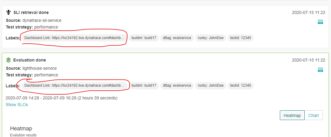 Make labels that are links clickable in the Bridge · Issue #2061 · keptn/keptn · GitHub