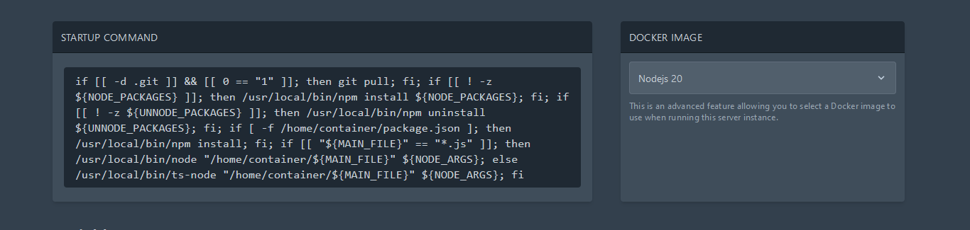 [Bug]: Node.JS Generic · Issue #2441 · pelican-eggs/eggs · GitHub