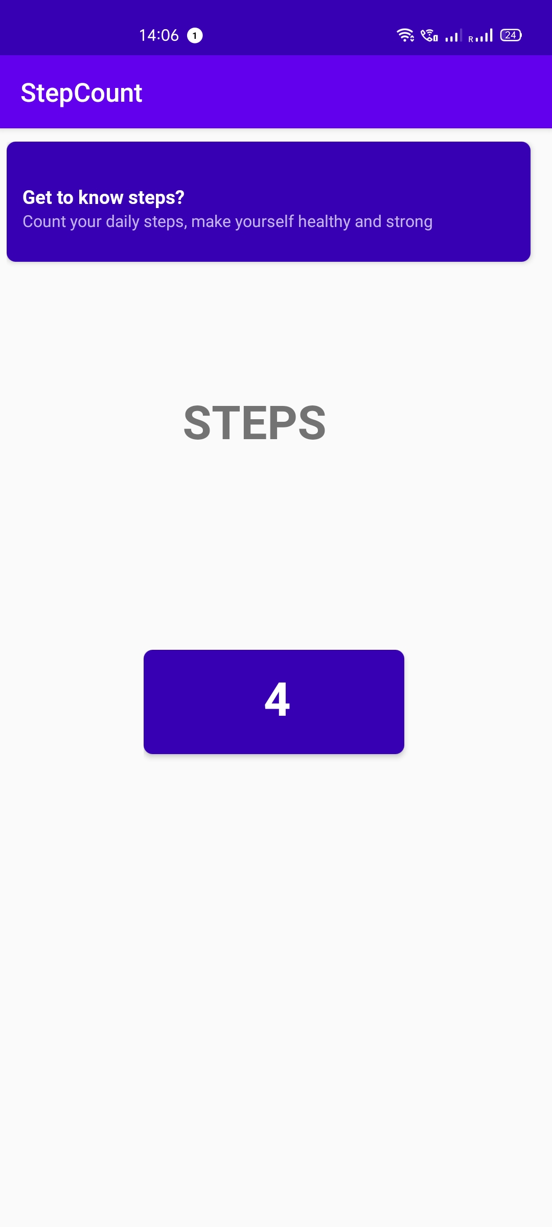 GitHub - ajkausha161997/StepCount: Simple step count app help to count your daily steps.