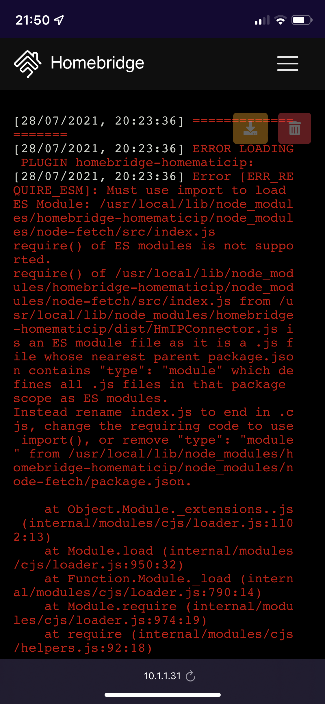 Error loading plugin · Issue #165 · marcsowen/homebridge-homematicip · GitHub