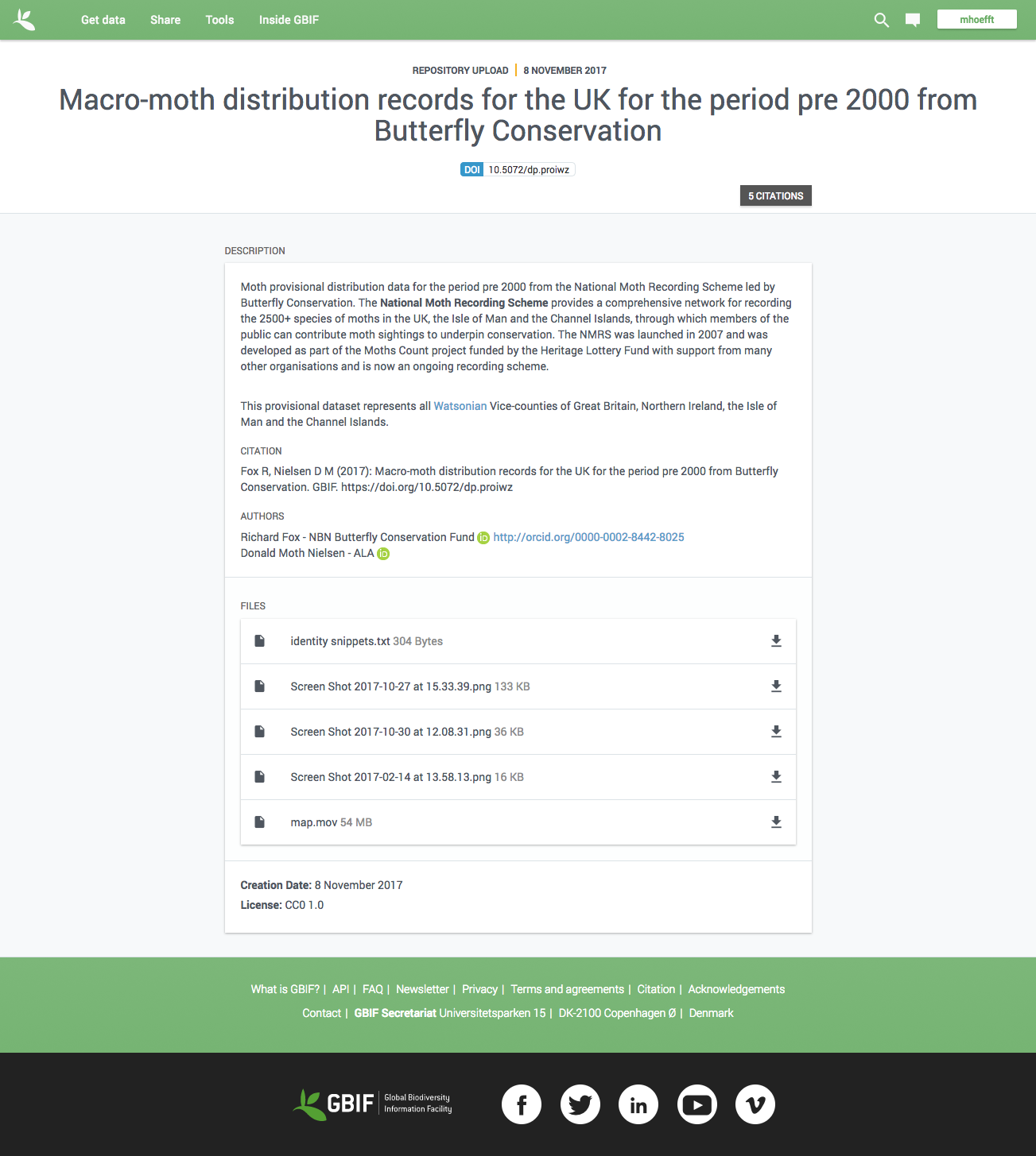 Data repository · Issue #633 · gbif/portal16 · GitHub