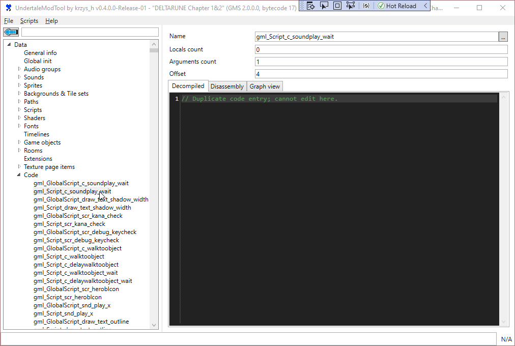 gml_GlobalScripts have nothing but a method call; gml_Scripts are ...