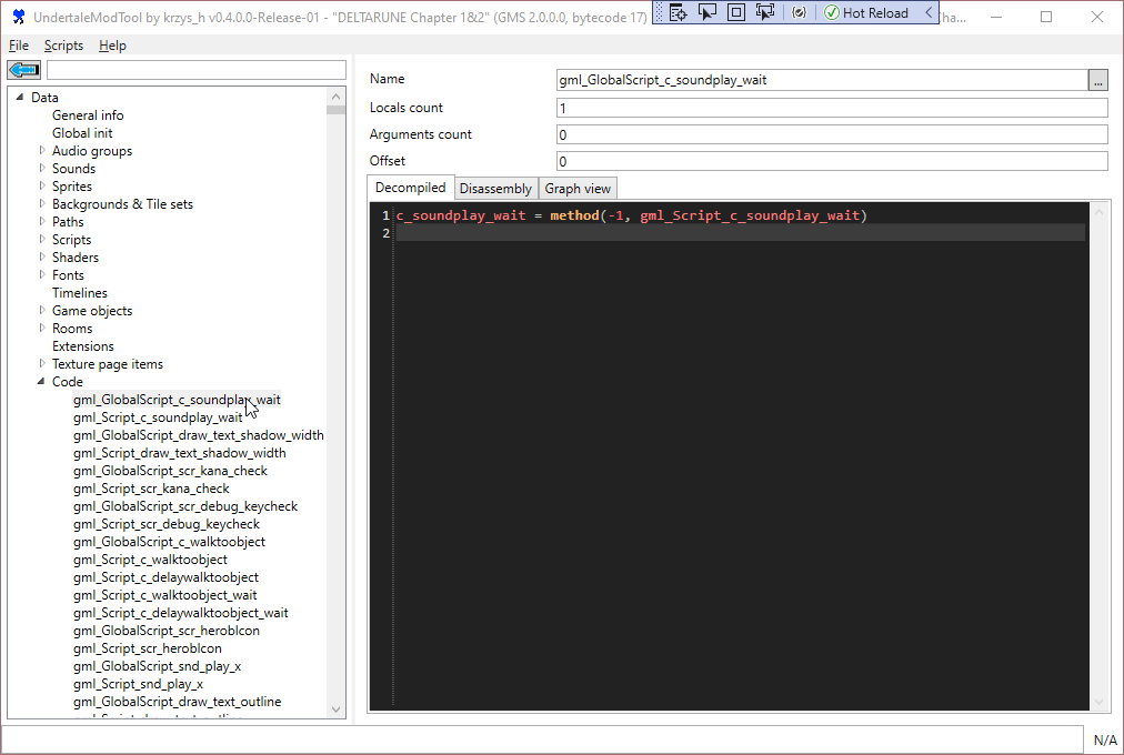 gml_GlobalScripts have nothing but a method call; gml_Scripts are ...