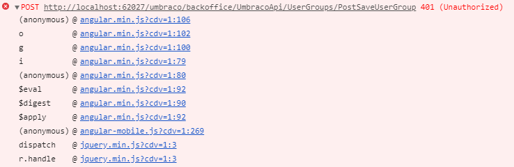 Non-administrator users logged out when creating user groups · Issue #3018 · umbraco/Umbraco-CMS ...