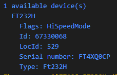 FtCommon.GetDevices() outputs wrong information · Issue #2064 · dotnet/iot · GitHub