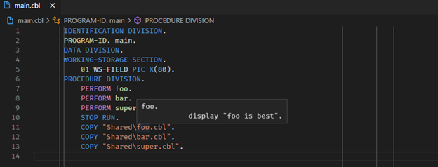 coboleditor.copybookdirs is auto-unset · Issue #168 · spgennard/vscode ...
