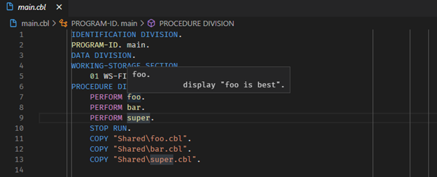 coboleditor.copybookdirs is auto-unset · Issue #168 · spgennard/vscode ...