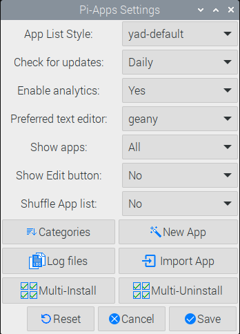 Minor Writing issue · Issue #2320 · Botspot/pi-apps · GitHub