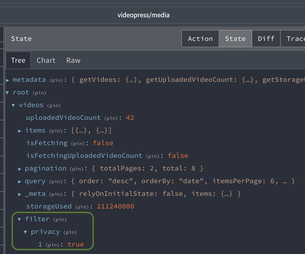 VideoPress: previously set filters are empty when returning from the Edit details page · Issue ...