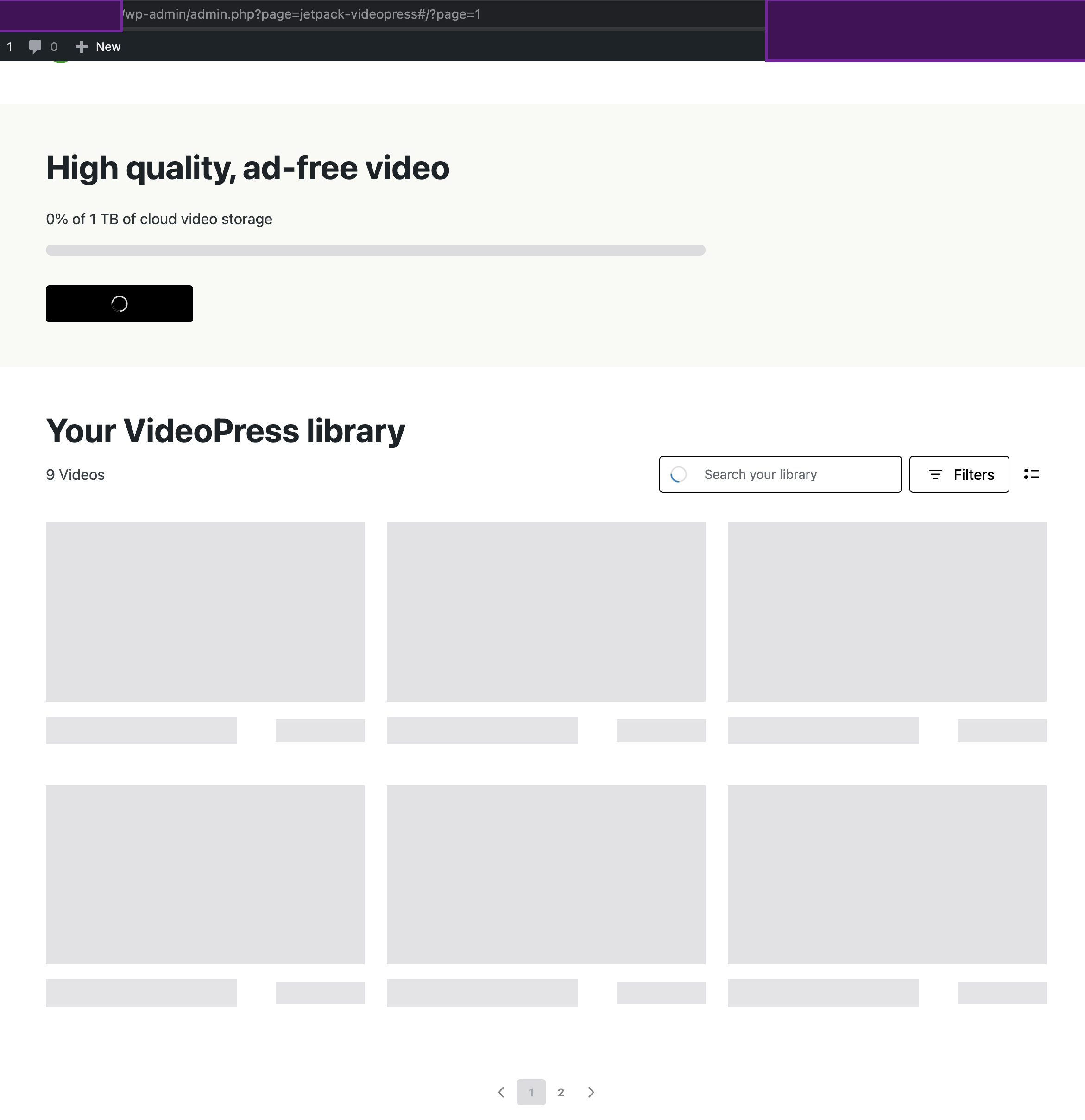 VideoPress: Video edit page stuck loading when opened directly · Issue #28593 · Automattic ...