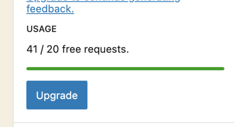 AI Tiered Plans: prepare UsagePanel to deal with usage above allowance · Issue #33859 ...