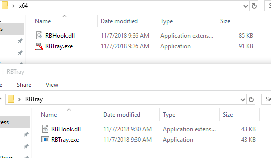 Unable to Run Application on Windows 10 · Issue #14 · benbuck/rbtray · GitHub