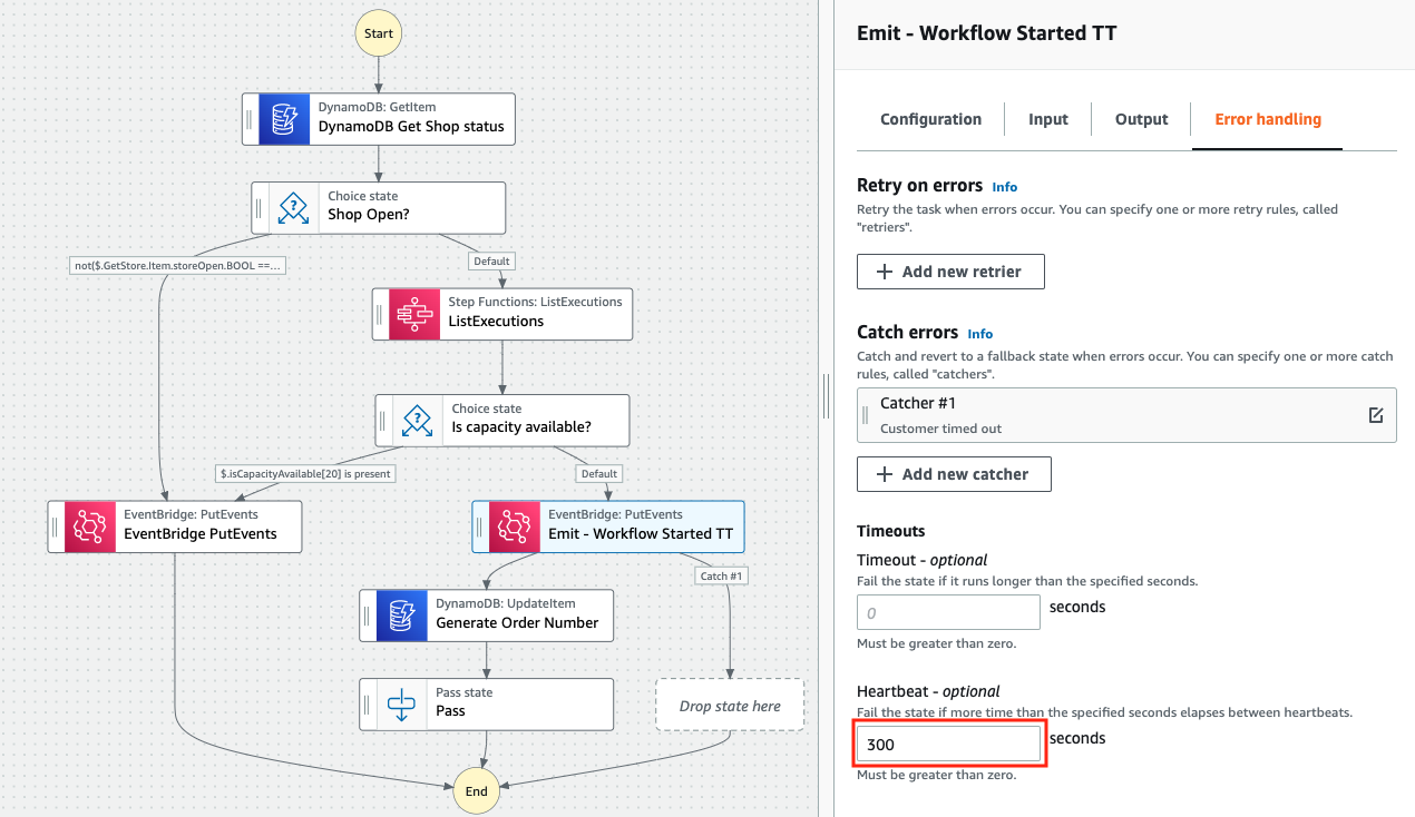 Inconsistency in heartbeat value in workflow wait for order · Issue #23 · aws-samples/serverless ...