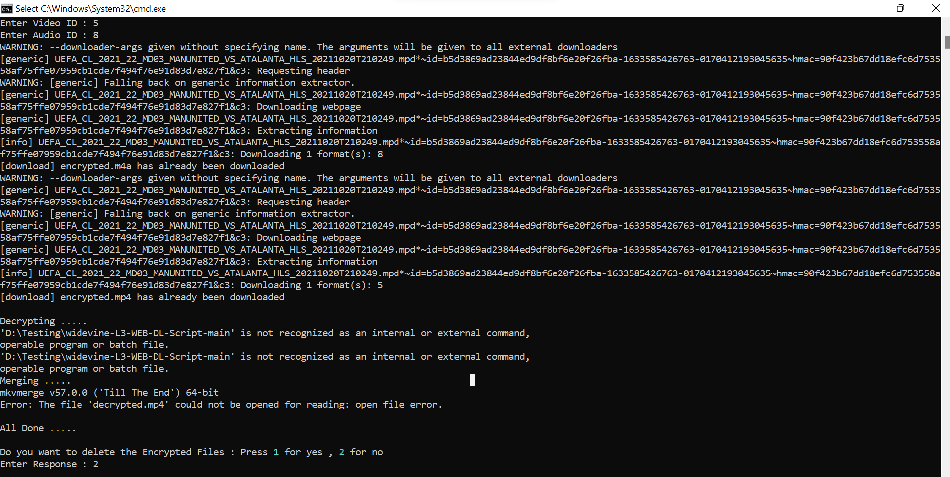 Not Decrypting.... · Issue #77 · parnexcodes/widevine-L3-WEB-DL-Script · GitHub