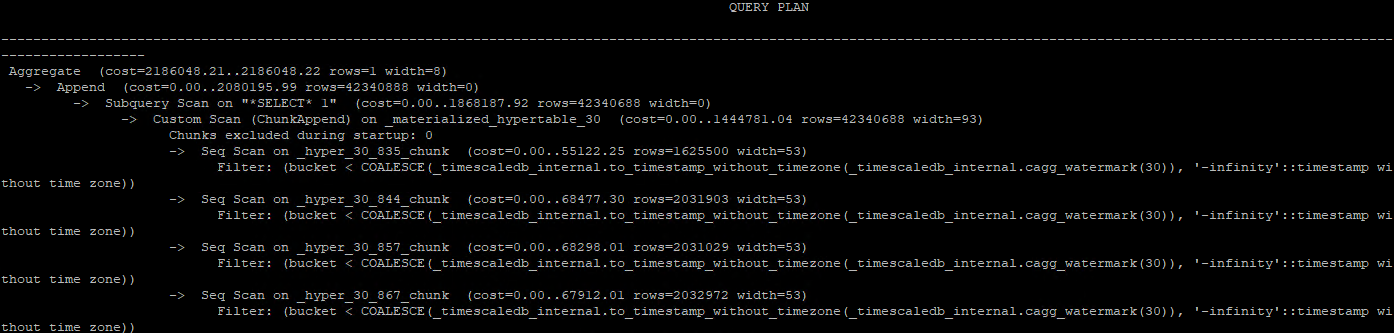 [Bug]: Very slow continuous aggregate · Issue #4444 · timescale/timescaledb · GitHub