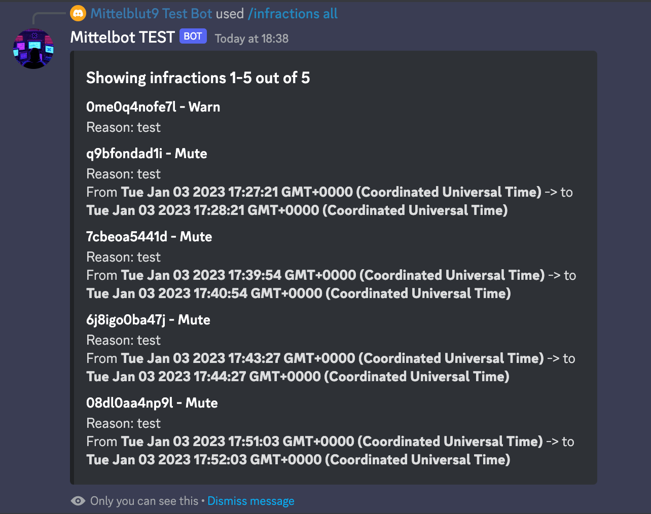 🐛 [BUG] - fix date in infractions command · Issue #755 · Mittelbots/Mittelbot · GitHub