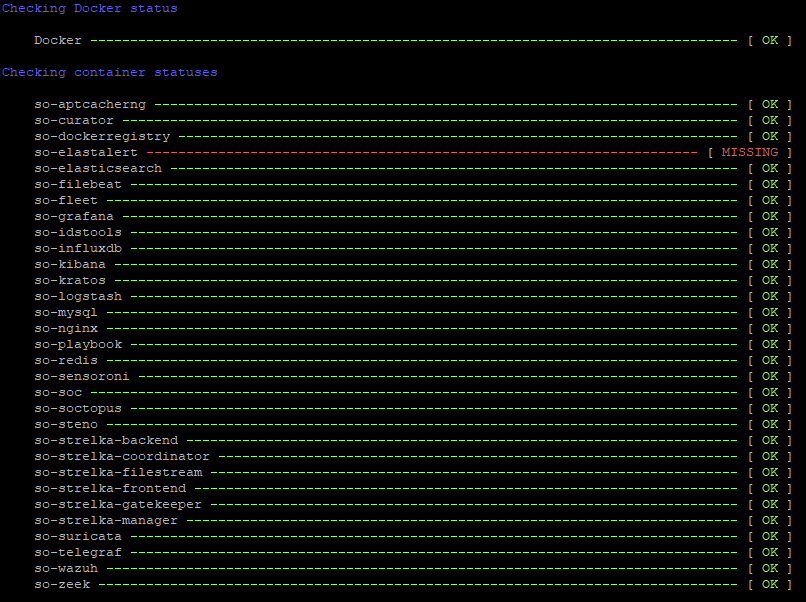 2.3.210 Upgrade: so-elastalert missing · Security-Onion-Solutions securityonion · Discussion ...