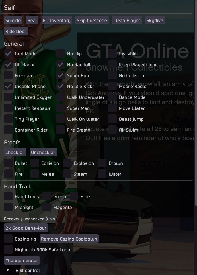 [Request]: A lot of suggestions · Issue #794 · YimMenu/YimMenu · GitHub