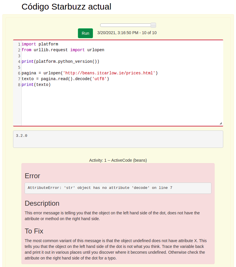 Fix starbuzz python exercise · Issue #61 · PyAr/PyZombis · GitHub