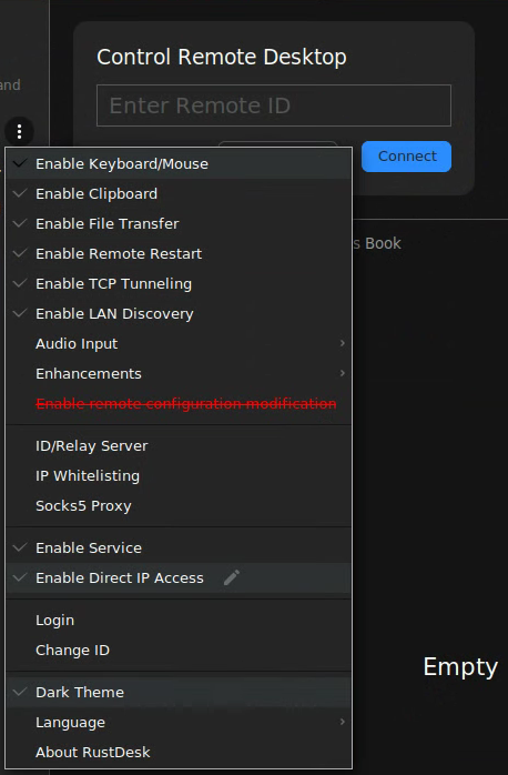 Remote ID text field is limited to 21 characters on the linux client! · rustdesk rustdesk ...