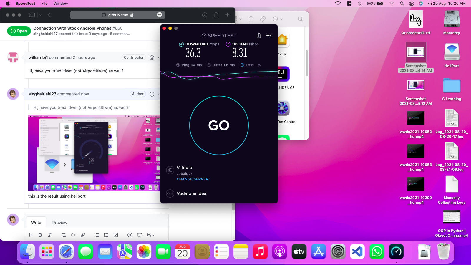 Connection With Stock Android Phones · Issue #660 · OpenIntelWireless/itlwm · GitHub