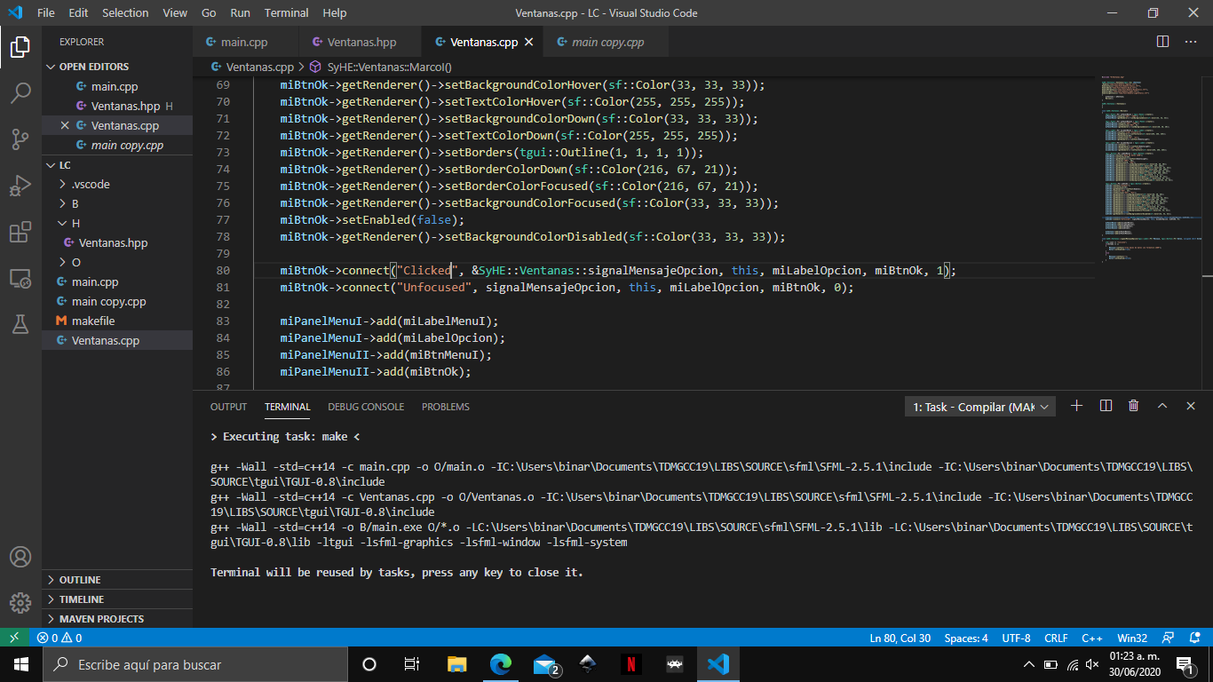 how to connect a signal to a class function · Issue #133 · texus/TGUI ...