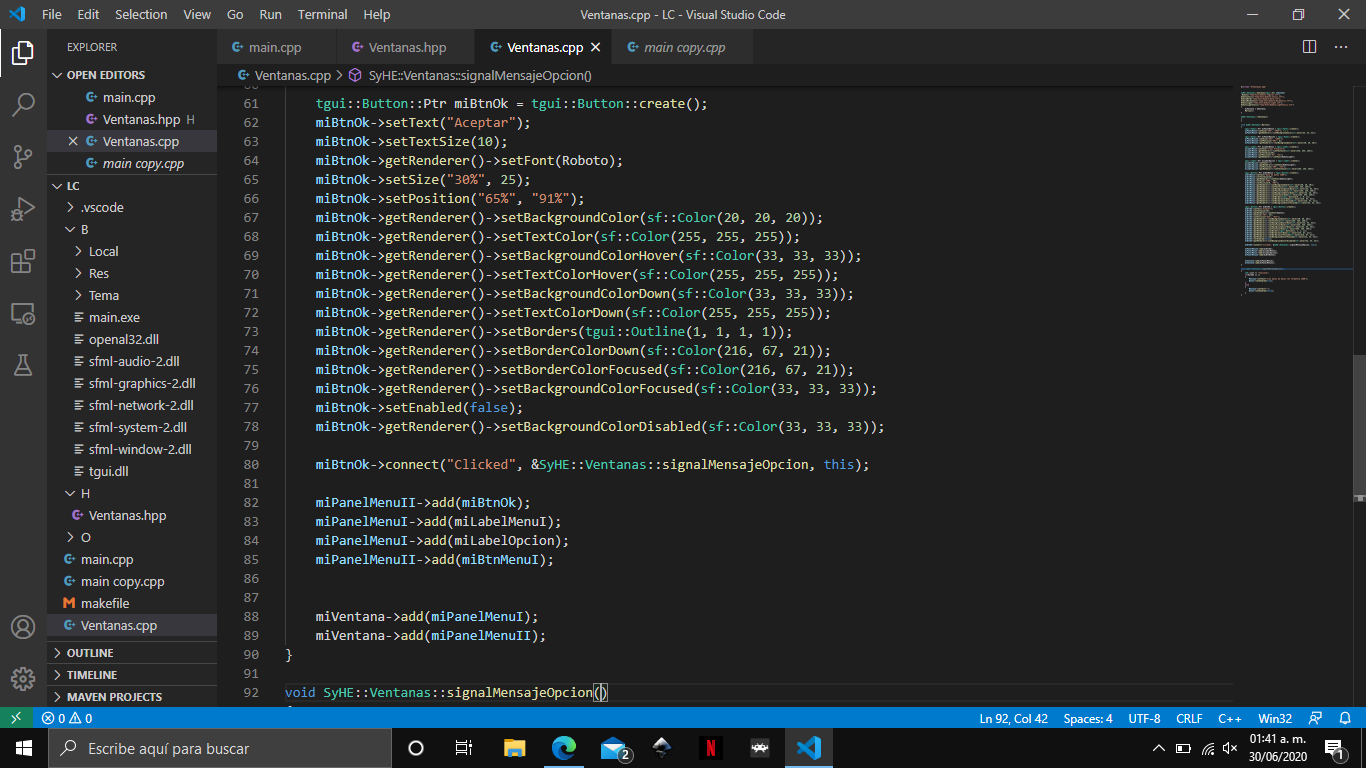 how to connect a signal to a class function · Issue #133 · texus/TGUI ...