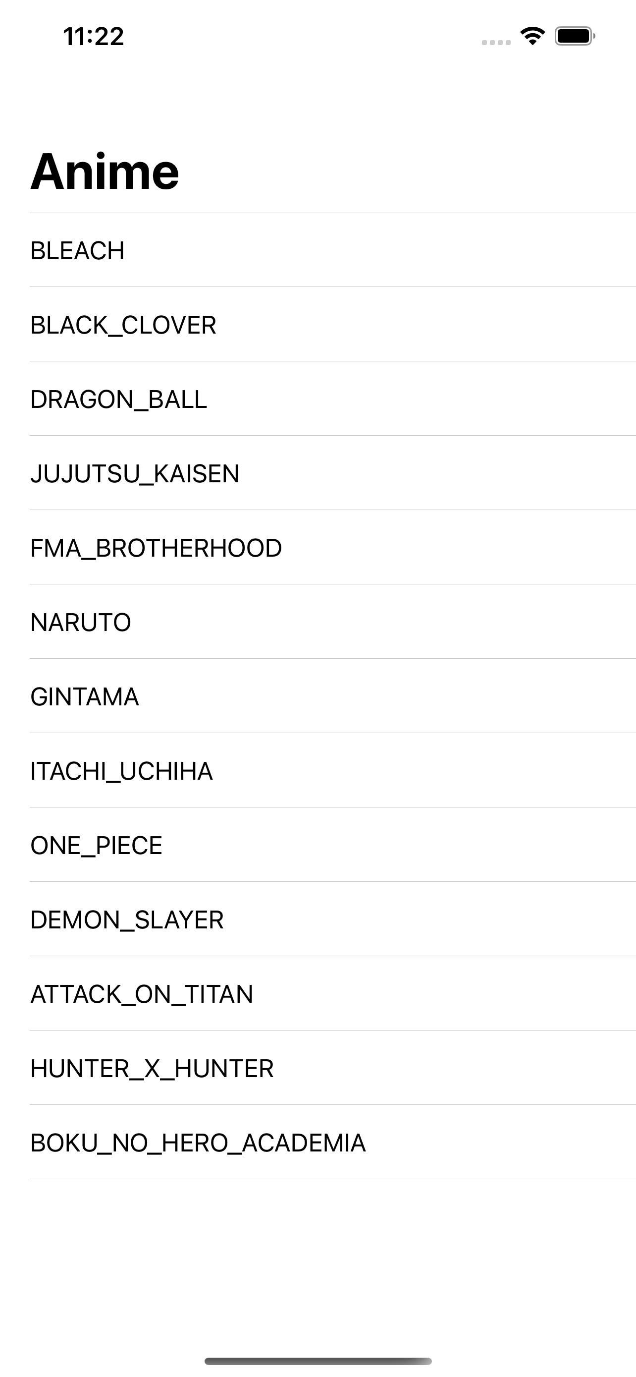 GitHub - NavinAmaranathan/Anime-List: Gives you a list of anime ...