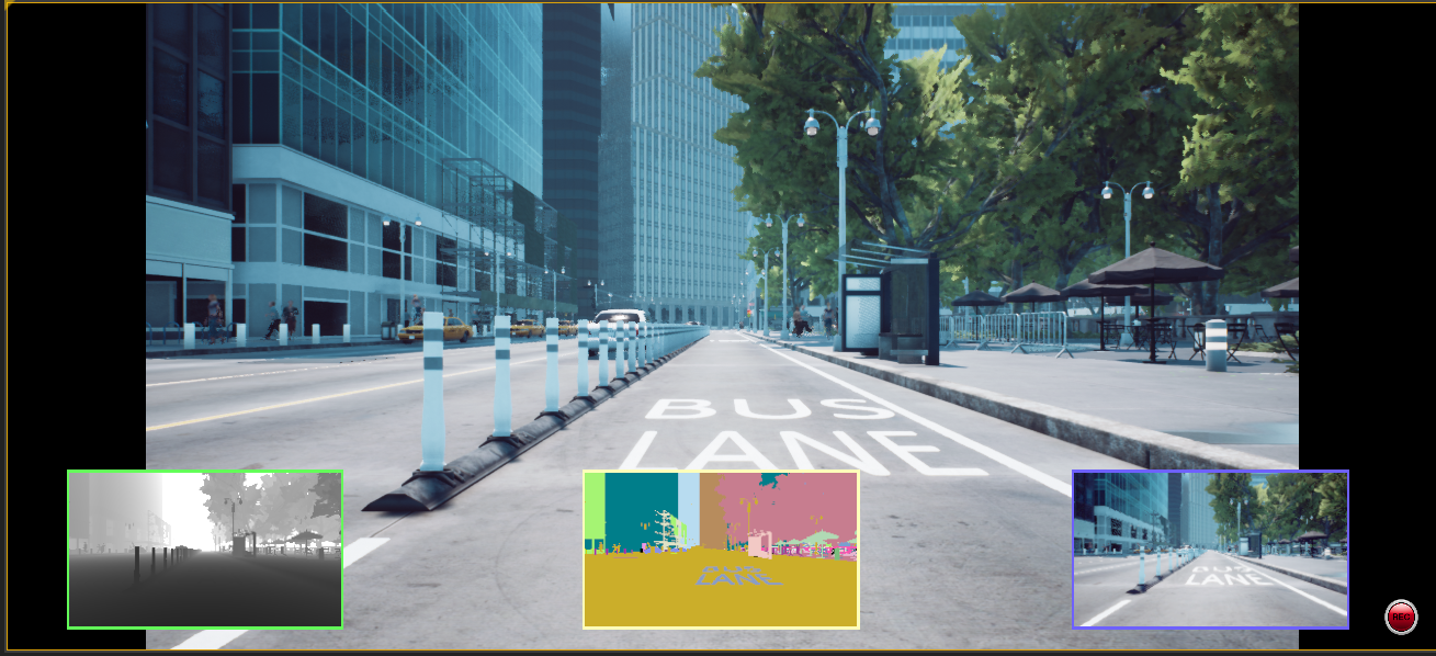 The Segmentation Image does not show the color of the lane,anyone knows ...