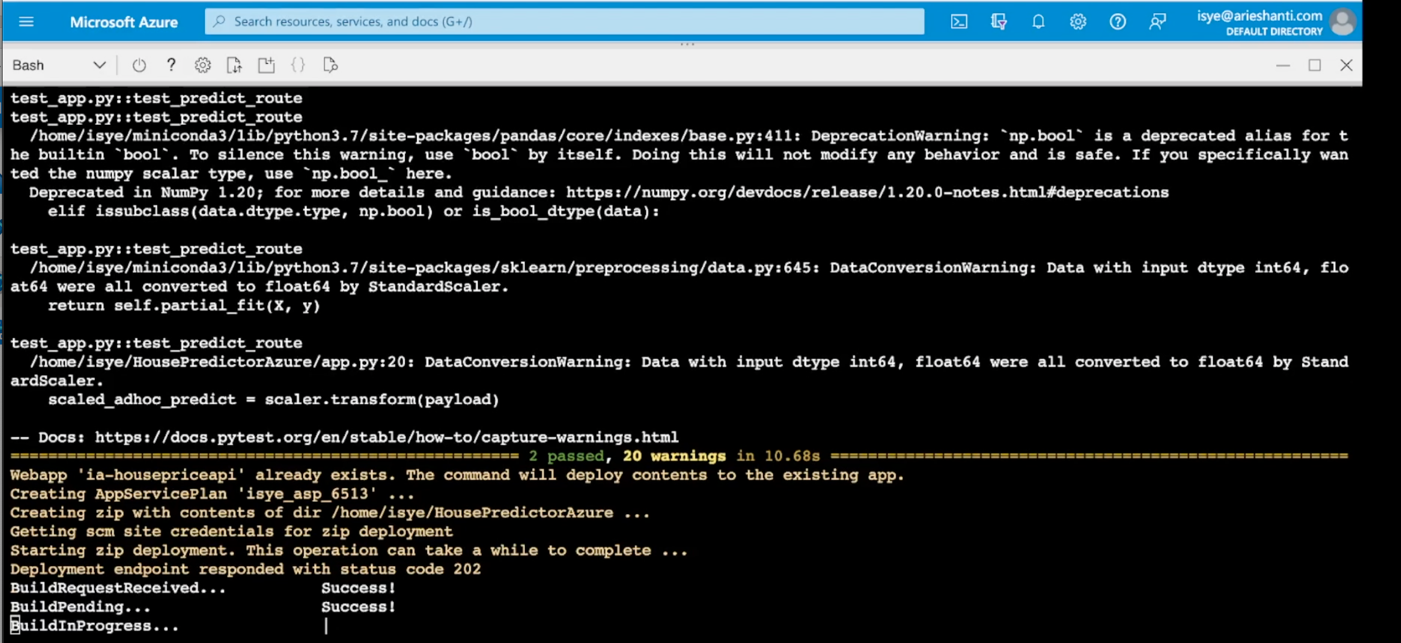 GitHub - isye/HousePredictorAzure